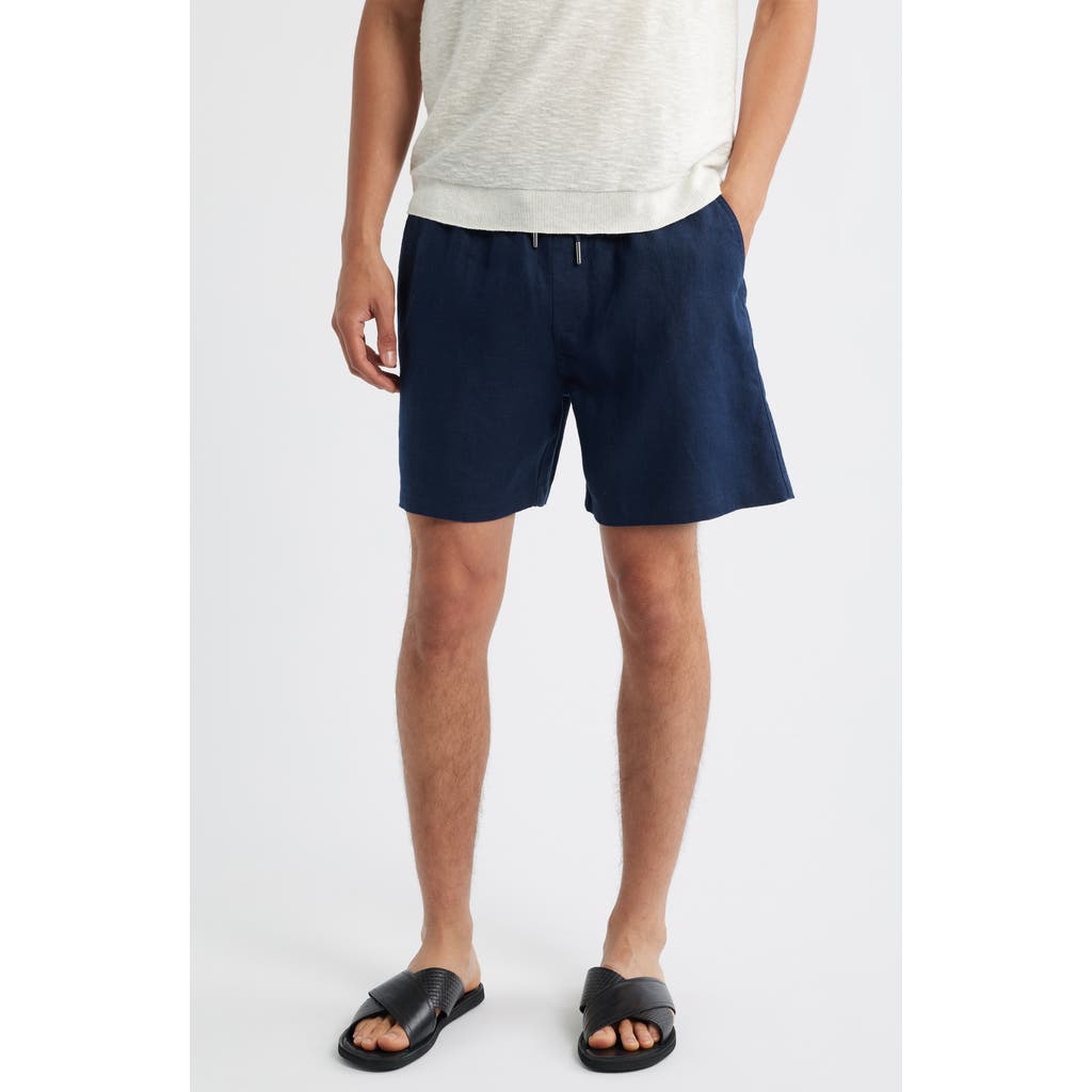 NN07 1454 Gregor Linen Drawstring Shorts